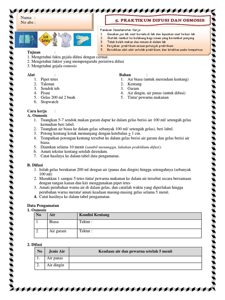 LKS 5 (DIFUSI - OSMOSIS Sikk) | PDF