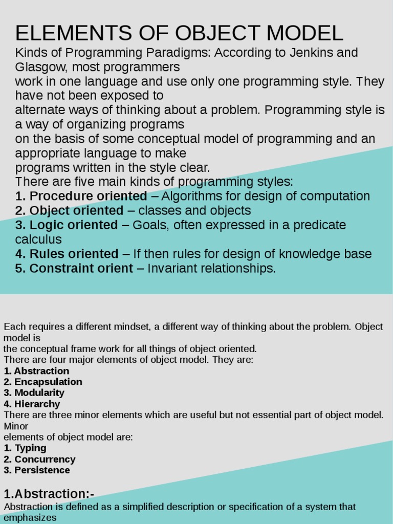 Ooad Pdf Pdf Modular Programming Inheritance Object Oriented Programming 