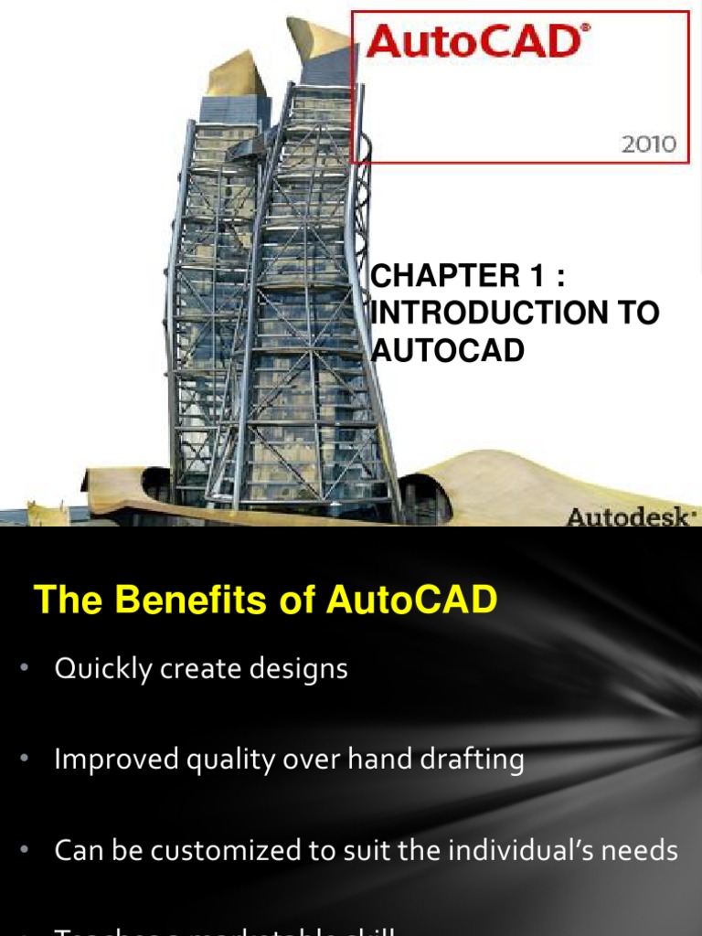 CHAPTER 1 - Introduction To AutoCAD | PDF