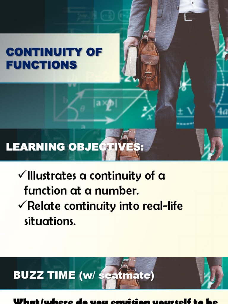 Continuity and Discontinuity of Functions | PDF | Continuous Function ...