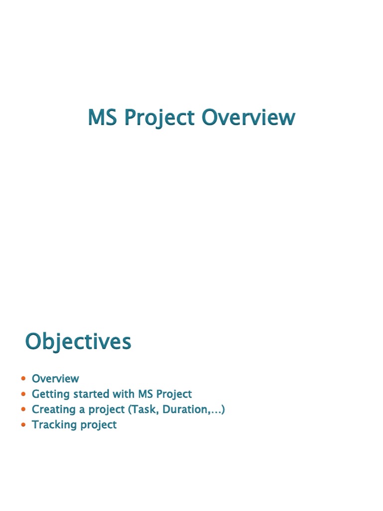 MS Project-1 | PDF
