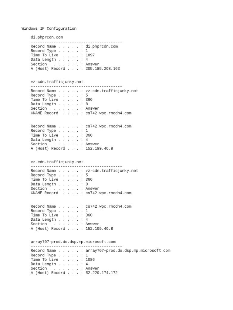DNS List | PDF | Communications Protocols | Data Transmission