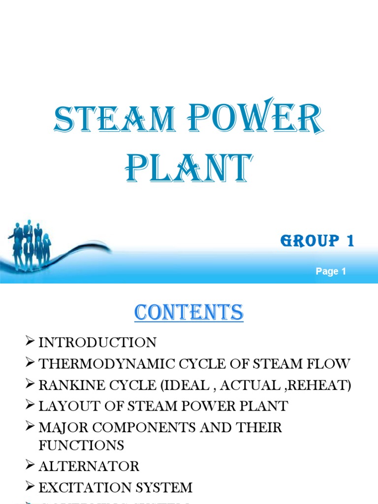 Steam Power Plant PDF | PDF | Boiler | Steam Engine