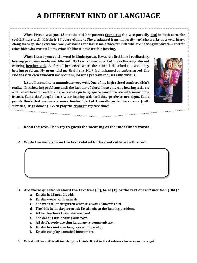 Empowering Deaf Kids | PDF | Sign Language | Hearing Loss