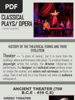 Theatre History Timeline Overview | PDF | Tragedy | Theatre