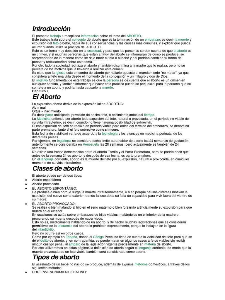 Fisiopatologia Del Aborto | Descargar gratis PDF | El embarazo | Control de la natalidad
