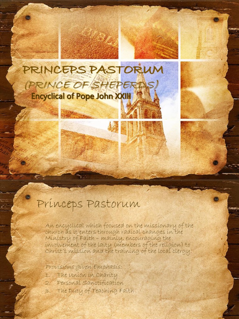 Princeps Pastorum | PDF