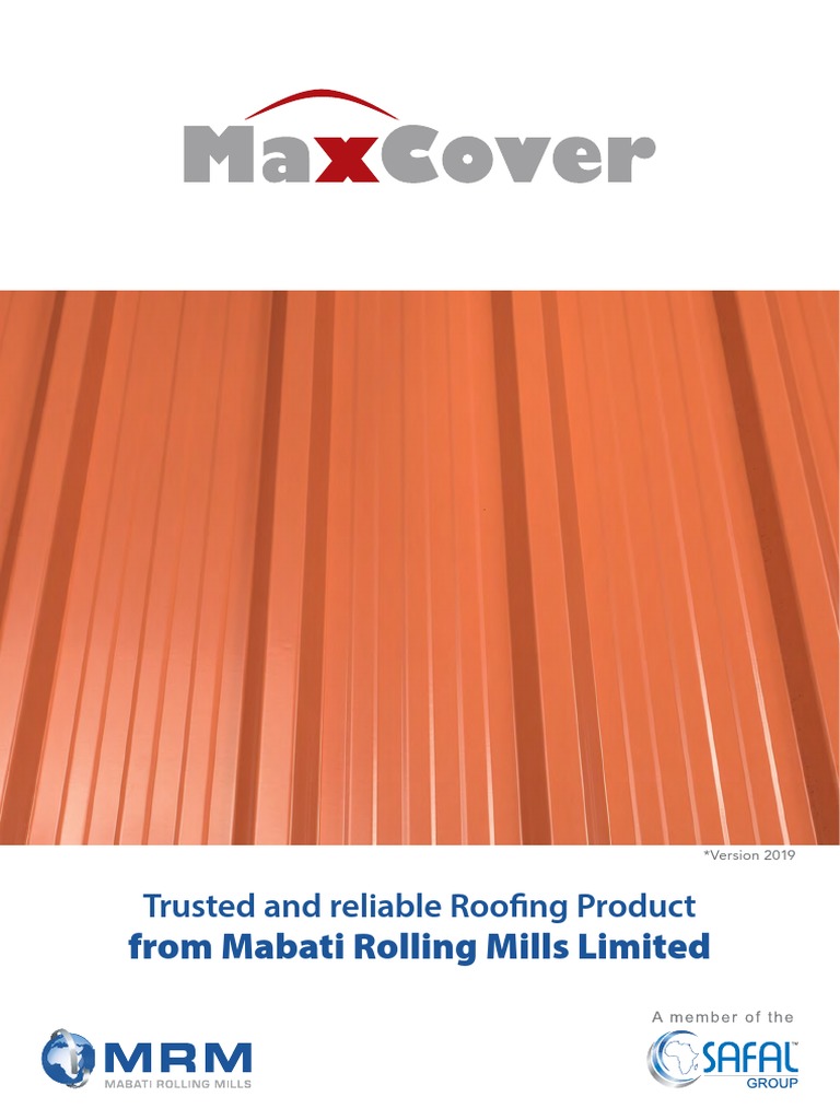 Maxcover A4 Flier - 2019 | PDF | Roof | Screw
