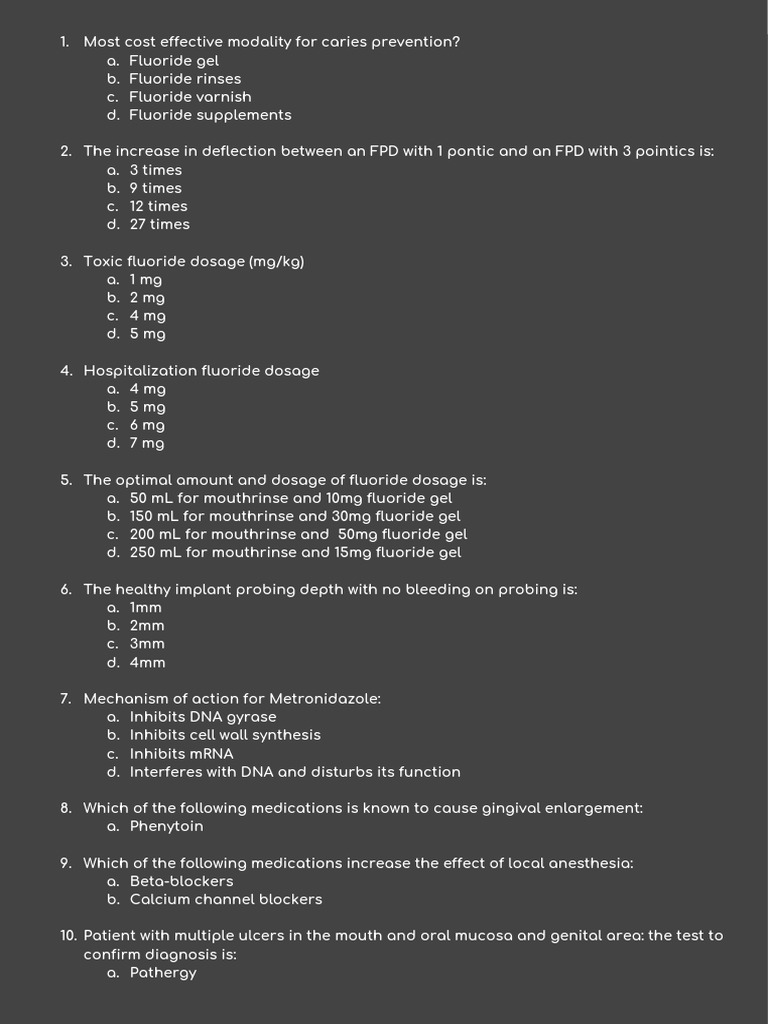 2 SEP OS Prometric Questions | PDF