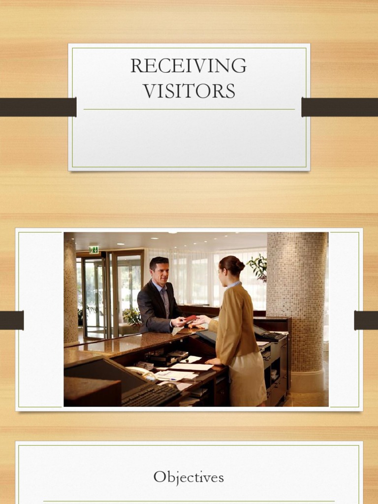 Receiving Visitors | PDF