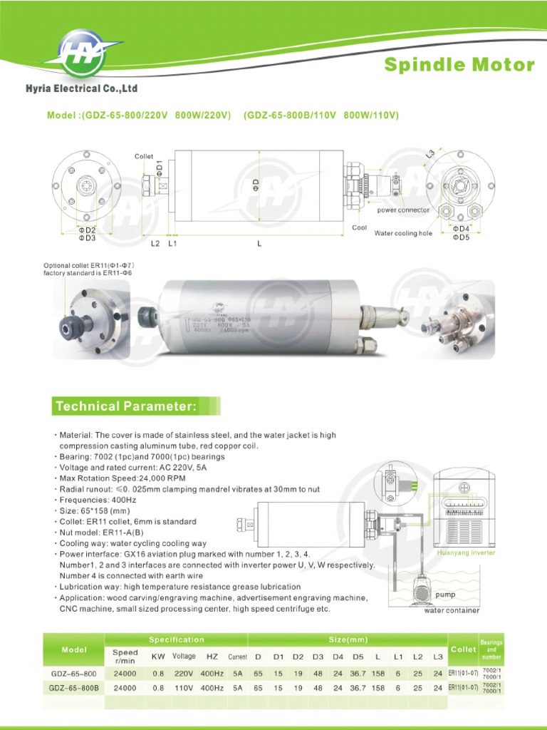 Spindle Motor HuanYang Optimized | PDF