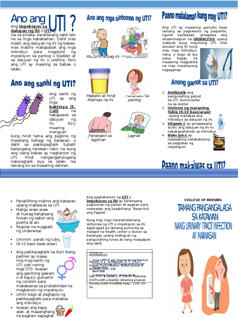 UTI-Pamphlet - fINAL WITH CORRECTIONS | PDF