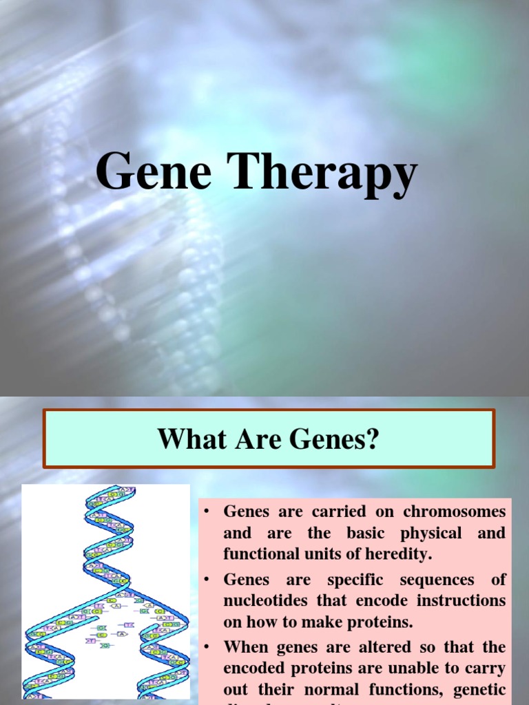 Gene Therapy | PDF