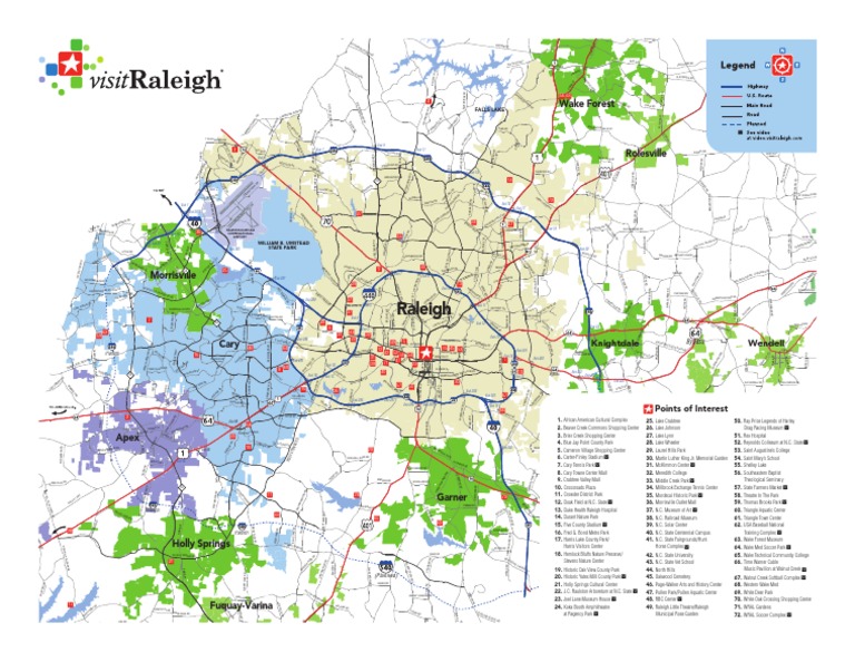 Printable Wake County Map | PDF