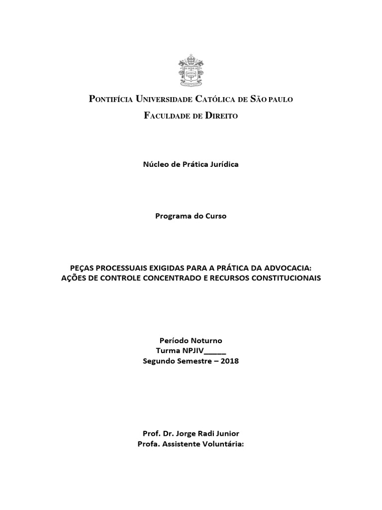 Ementas NPJ IV | PDF