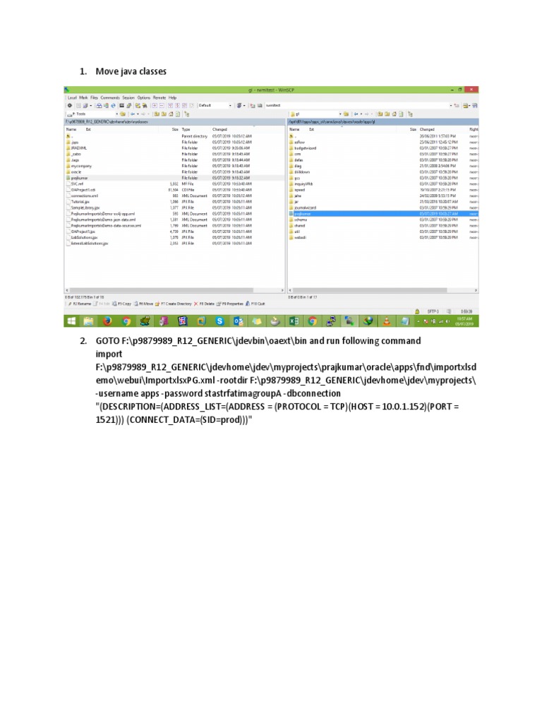 OAF Deployment Process | PDF | Business | Computers