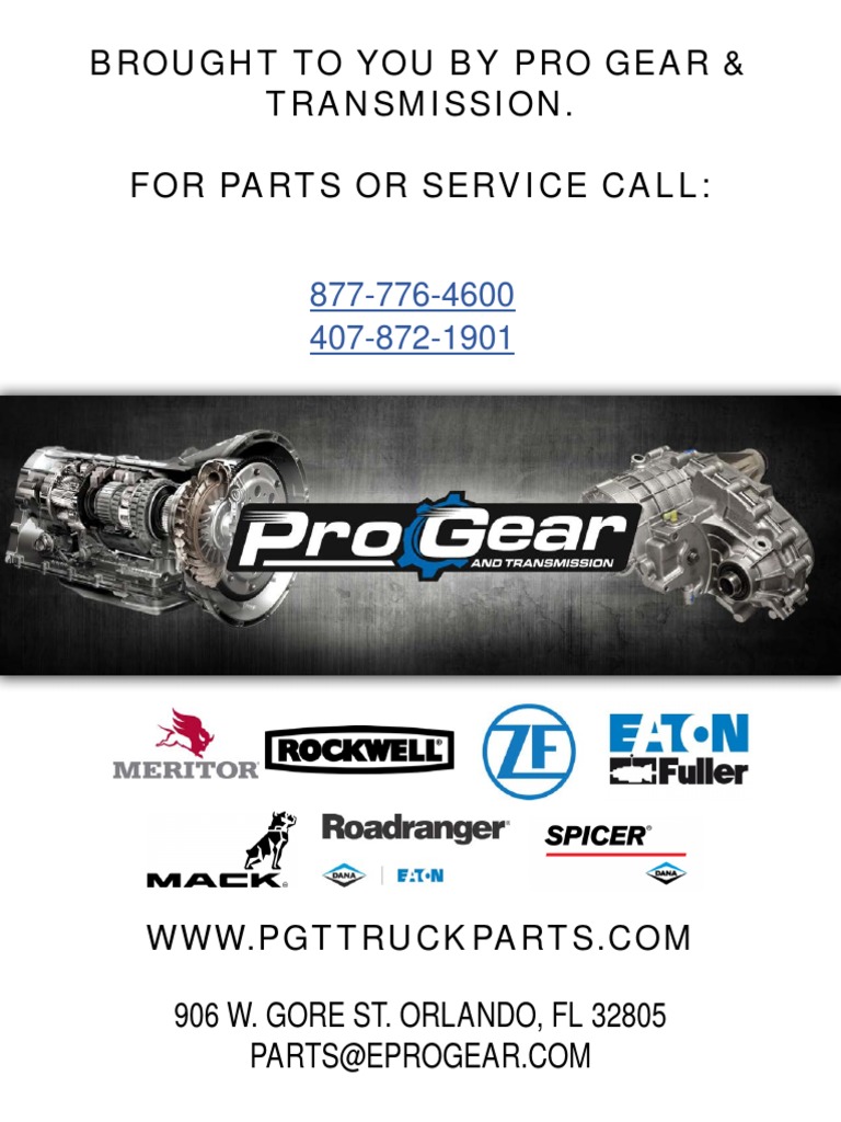 Mack Maxitorque Es 13 Speed Transmission t313lr | PDF