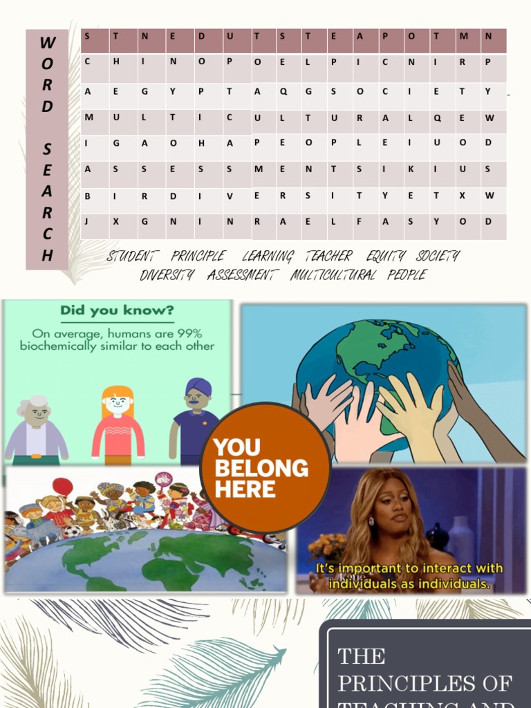 Multicultural Education Principles | PDF