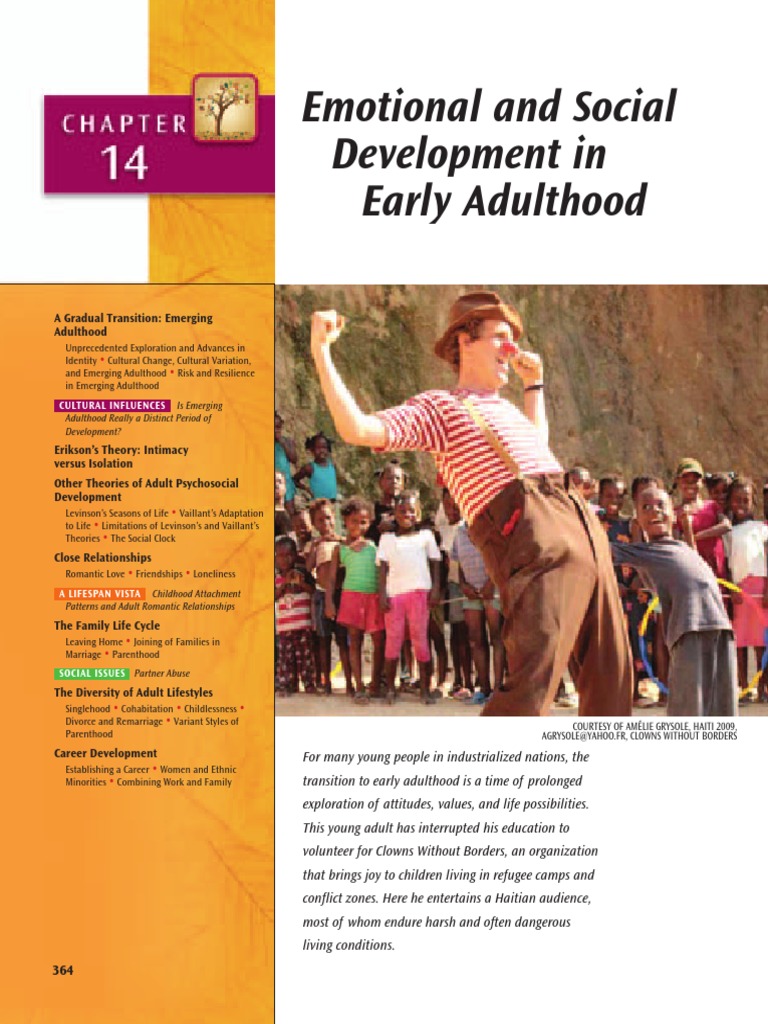 Emotional & Social Development in Early Adulthood PDF | PDF
