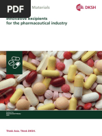 Roquette Pharma Oral Dosage BROCHURE LYCATAB Pregelatinised Maize ...