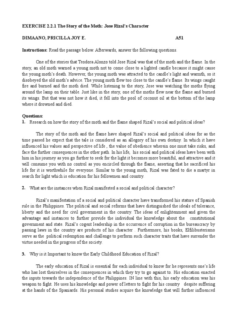 Dimaano Exercise2.2.1pg59-60 | PDF