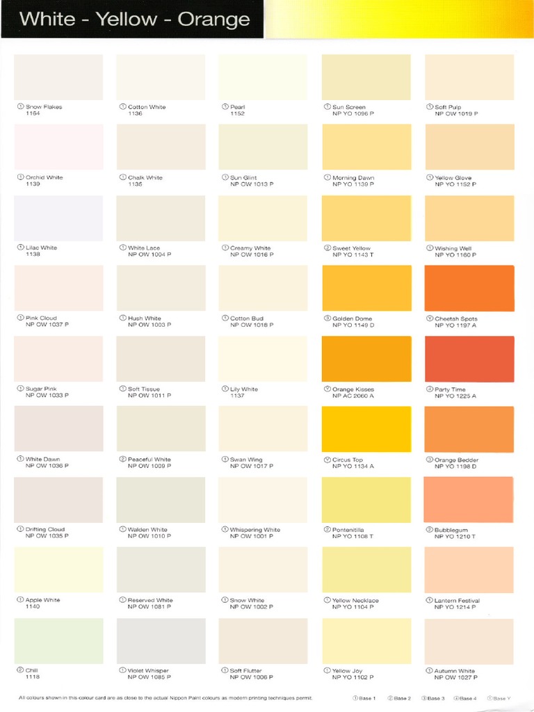 Vinilex 5000 Color Chart | PDF