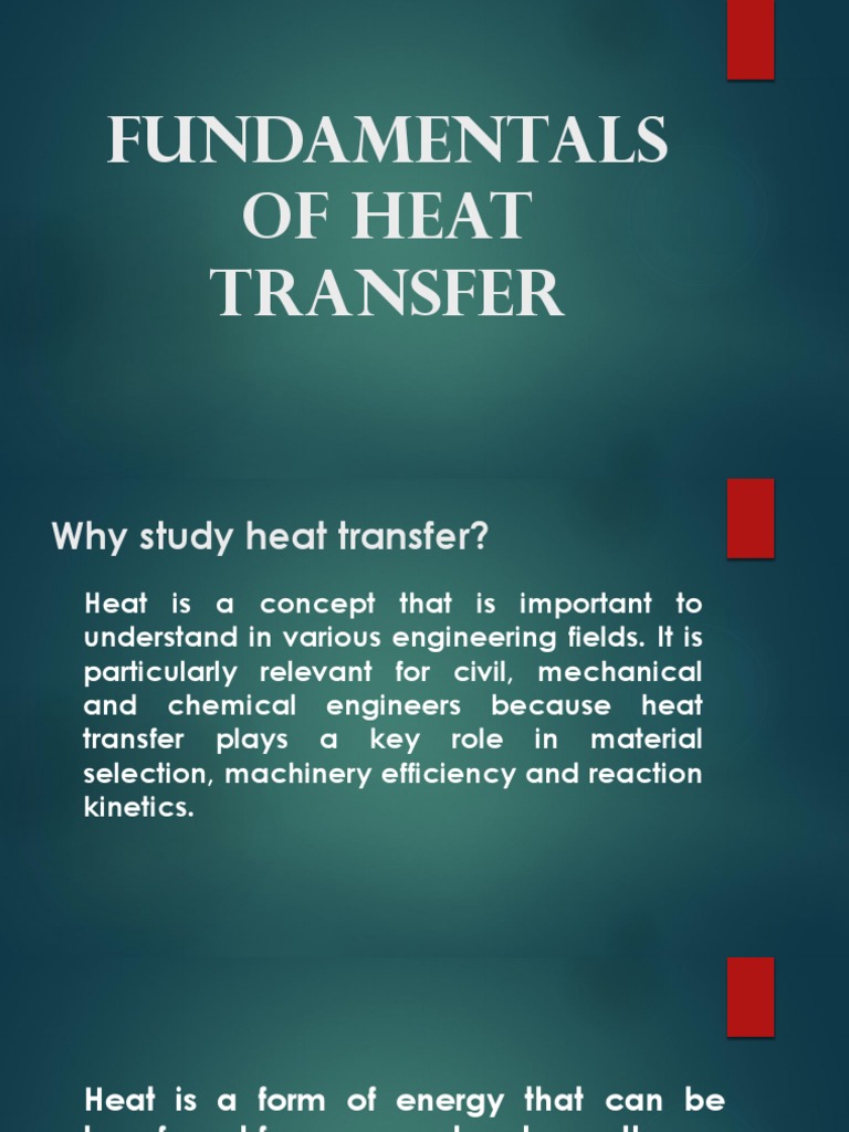 Heat Transfer Fundamentals Explained | PDF