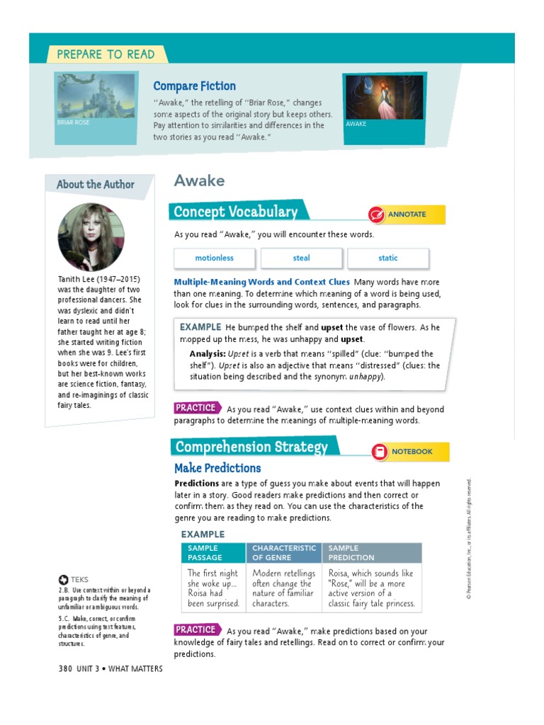 Prepare To Read Awake | PDF