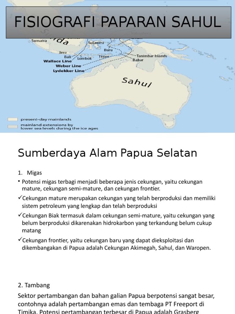 Fisiografi Paparan Sahul | PDF