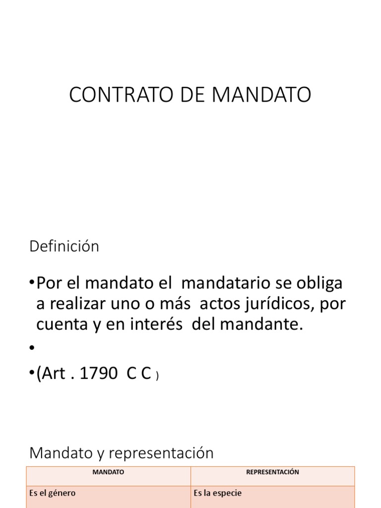 Mandato | PDF