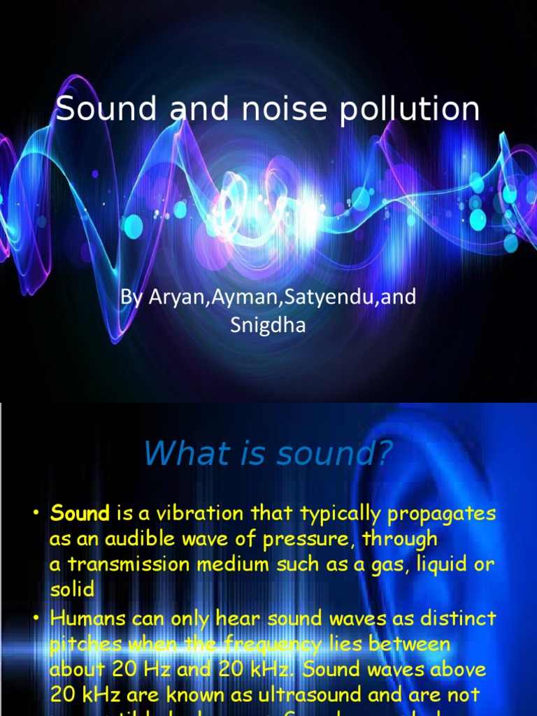 Sound and Noise Pollution | PDF
