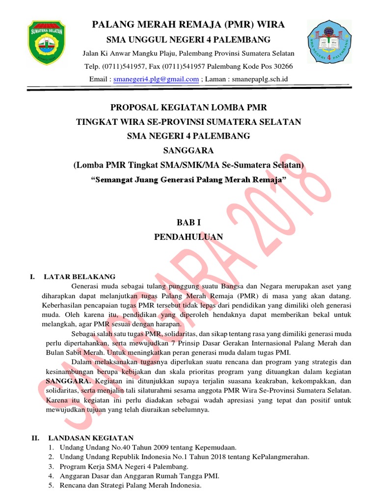 Lomba PMR Se-Sumatera Selatan 2023 | PDF | Kesehatan Holistik