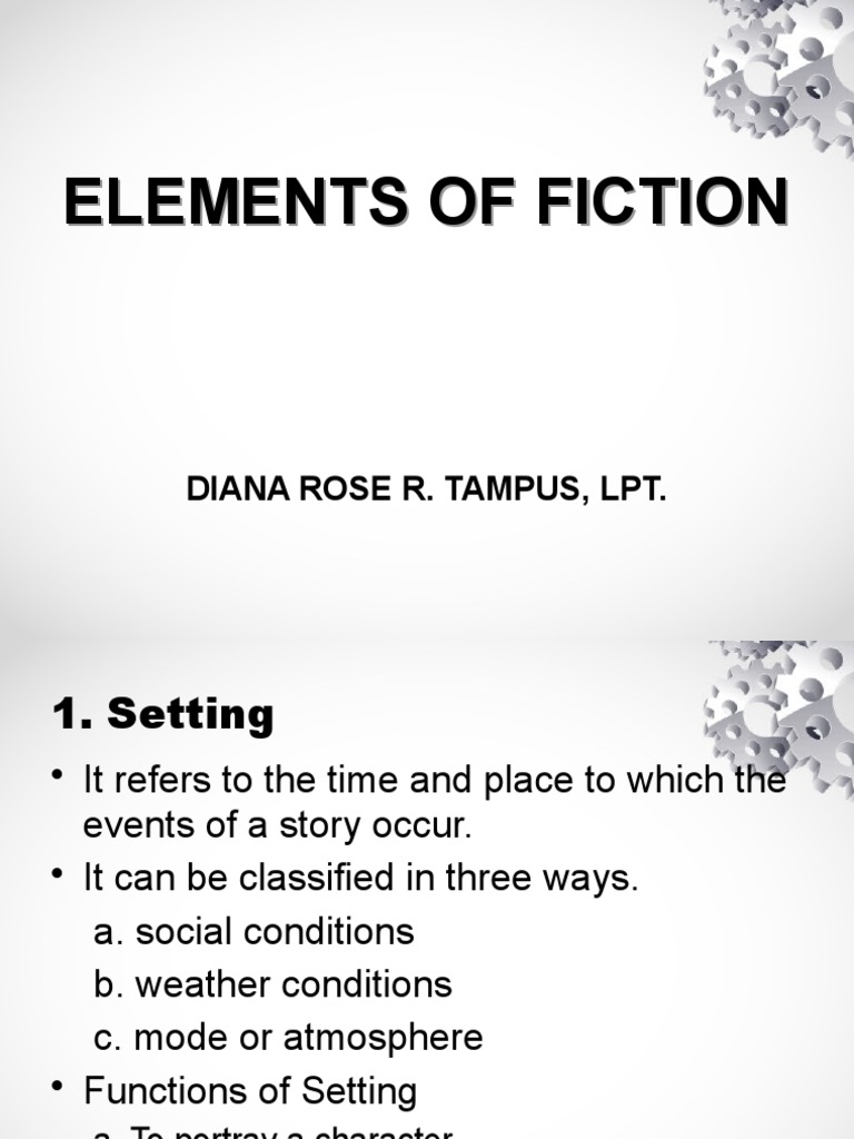 Elements of Fiction | PDF
