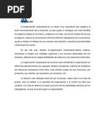 Conclusion de La Organizacion Empresarial | PDF | Business | Economias