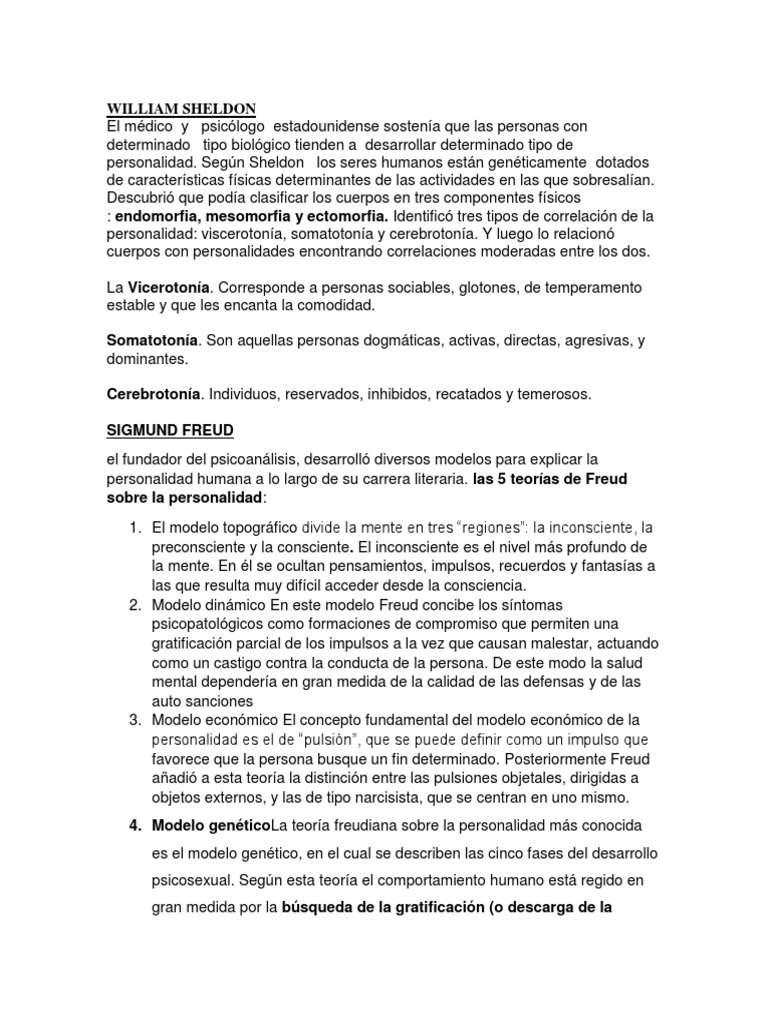 William Sheldon | PDF | Ciencia y matemáticas