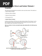 Replica Plating | PDF | Growth Medium | Clinical Pathology