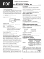 Inserto Spinreact Creatinina | PDF | Creatinina | Química
