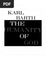Barth's Church Dogmatics Overview | PDF | Trinity | Karl Barth