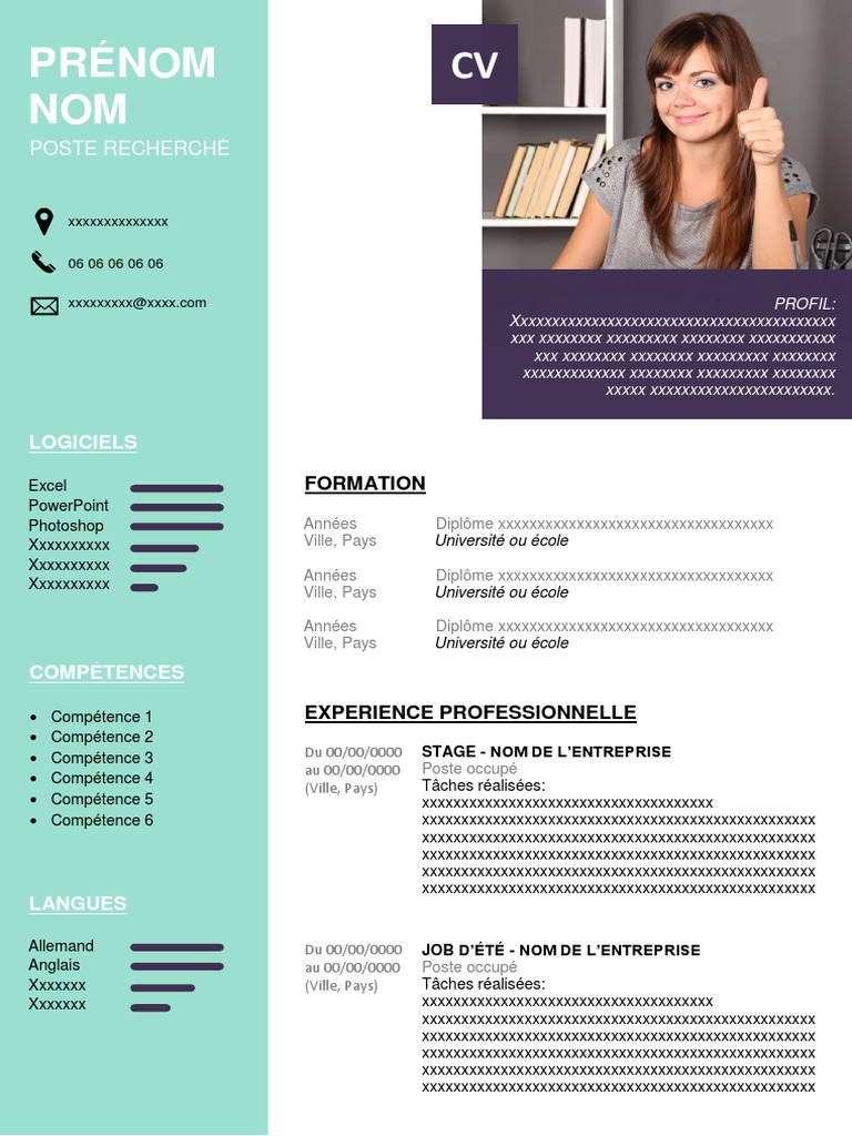 75 Modele CV Debutant | PDF