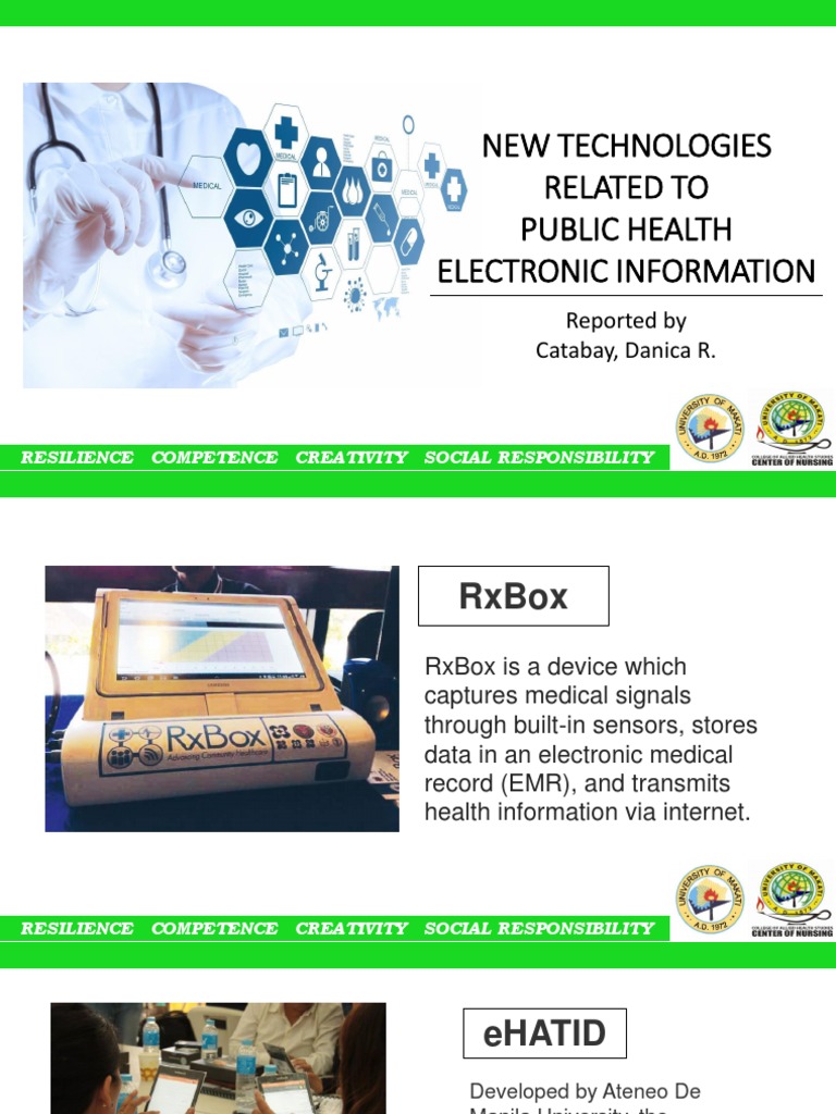 Chn-New Technologies Related To Public Health Electronic Information ...