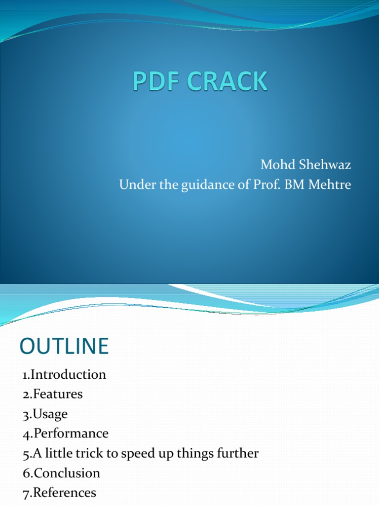 PDF Crack | PDF