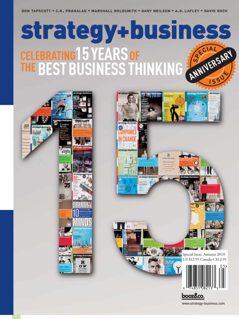 Strategy Business Magazine-Special 2010 | PDF