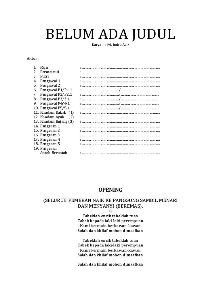 Naskah Dul Muluk | PDF