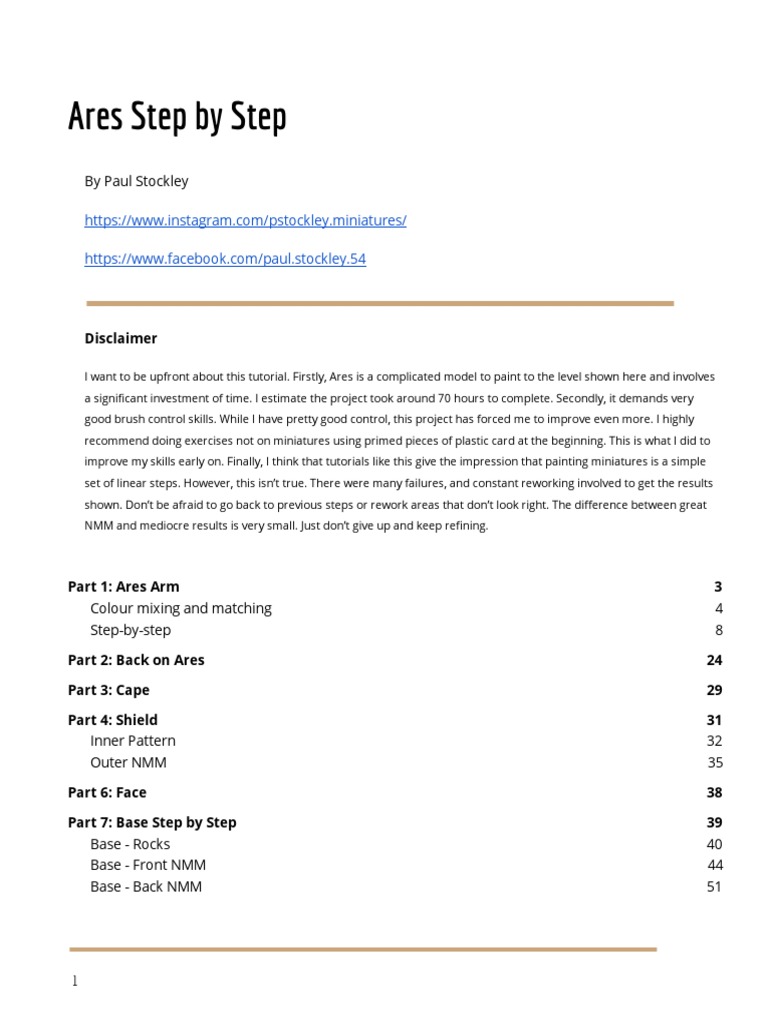 Ares Step by Step PDF | PDF