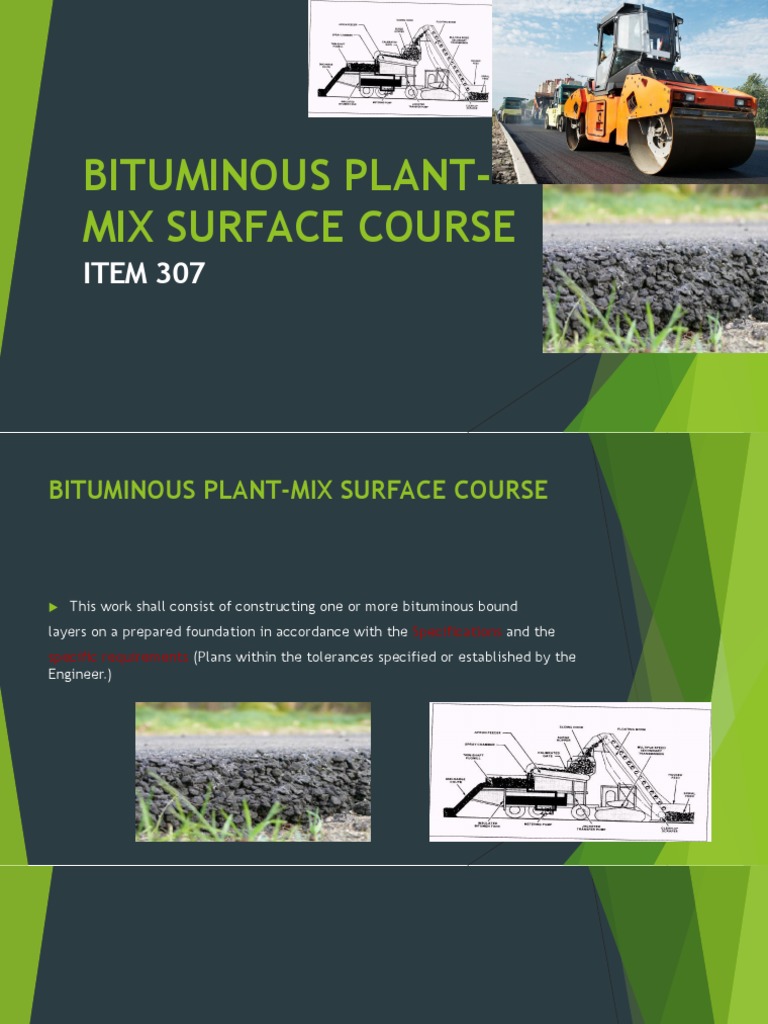 Bituminous Plant-Mix Surface Course | PDF
