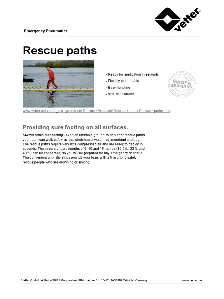 Vetter Rescue Paths | PDF