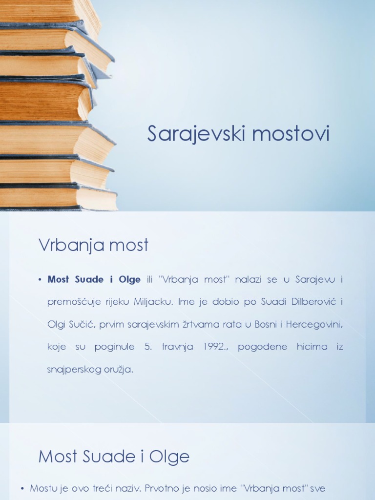 Sarajevski Mostovi | PDF