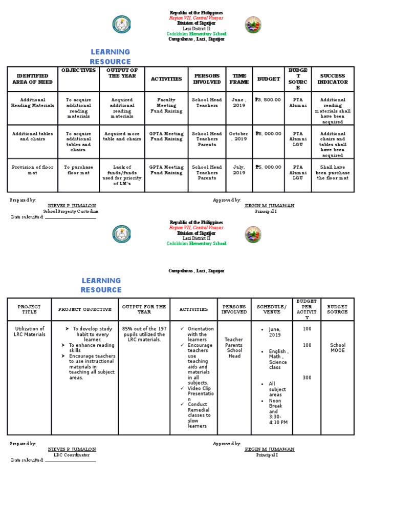 Kindergarten Action Plan 2024 | PDF