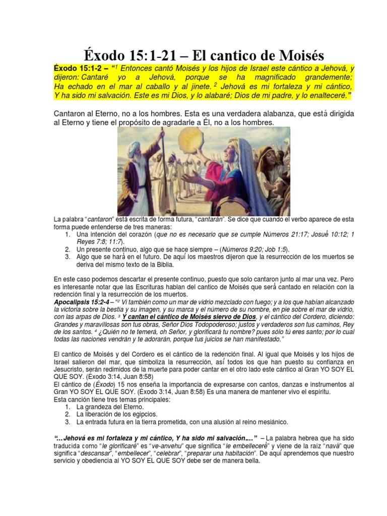 Éxodo 15 | PDF
