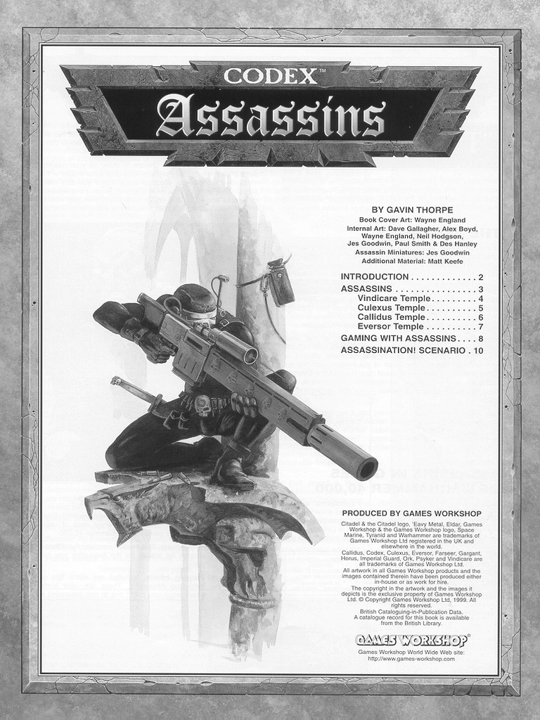 WarHammer 40K (Codex) Assassins PDF | PDF